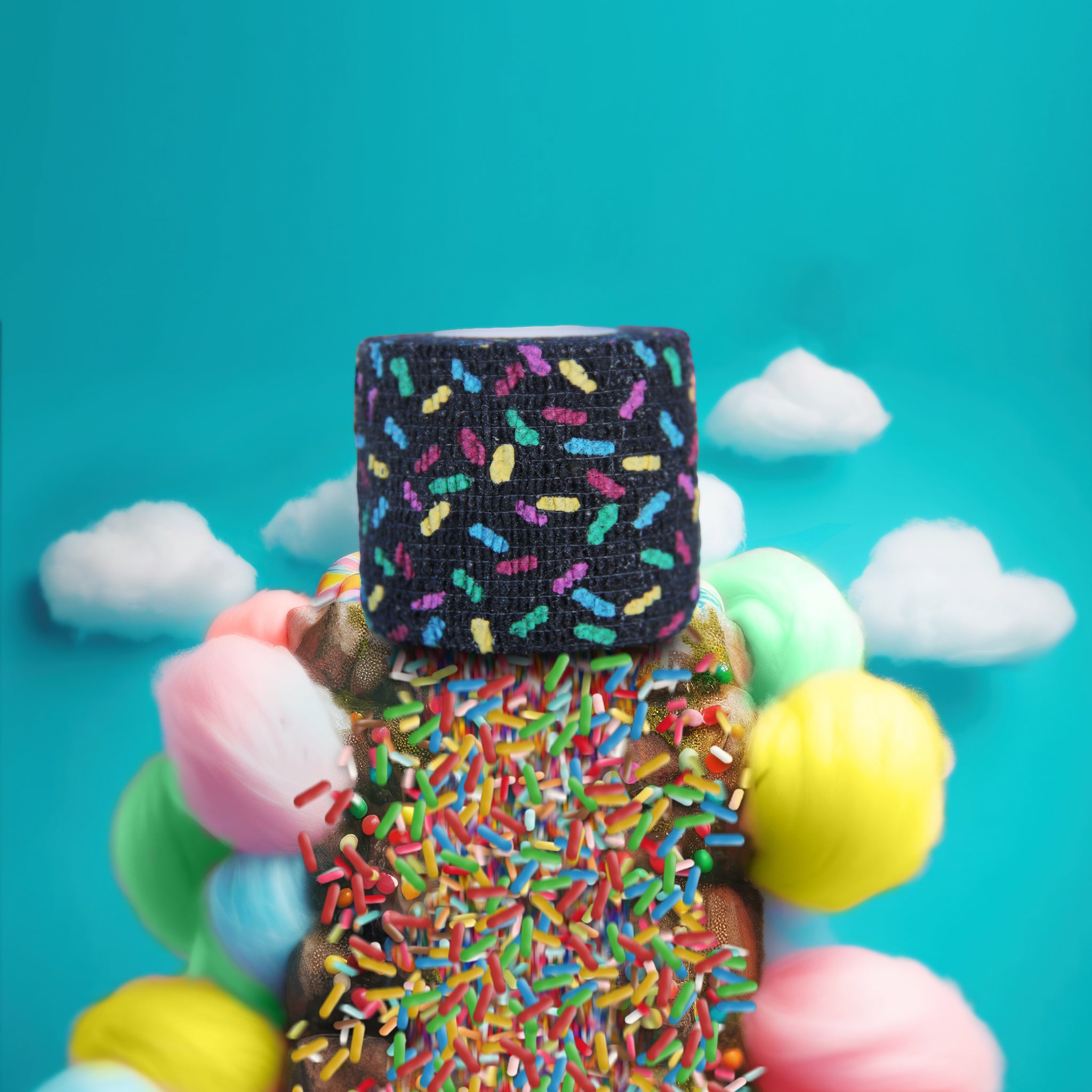 Black: Sprinkles Athletic Tape – Raw Tapez